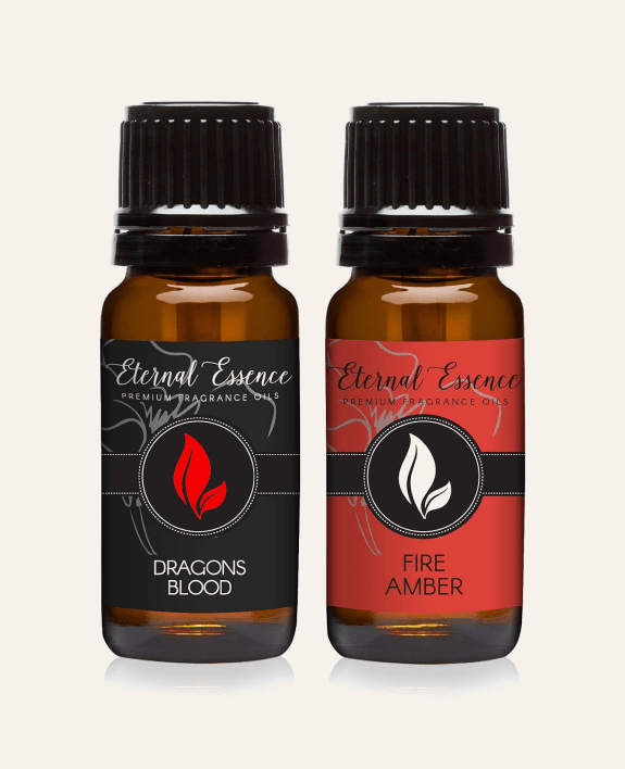 Pair (2)- Dragons Blood & Fire Amber - Premium Fragrance Oil Pair 10ML ...
